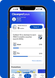 The All-New Cashless Payment App For Laundry | Cleanpro Plus